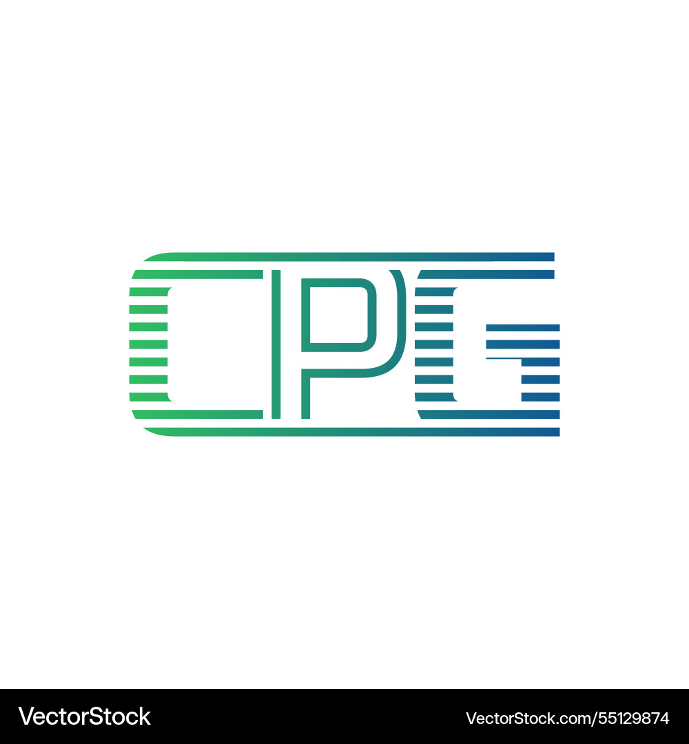 Moderne cpg Logo Design Brief minimalistisch Vektorbild