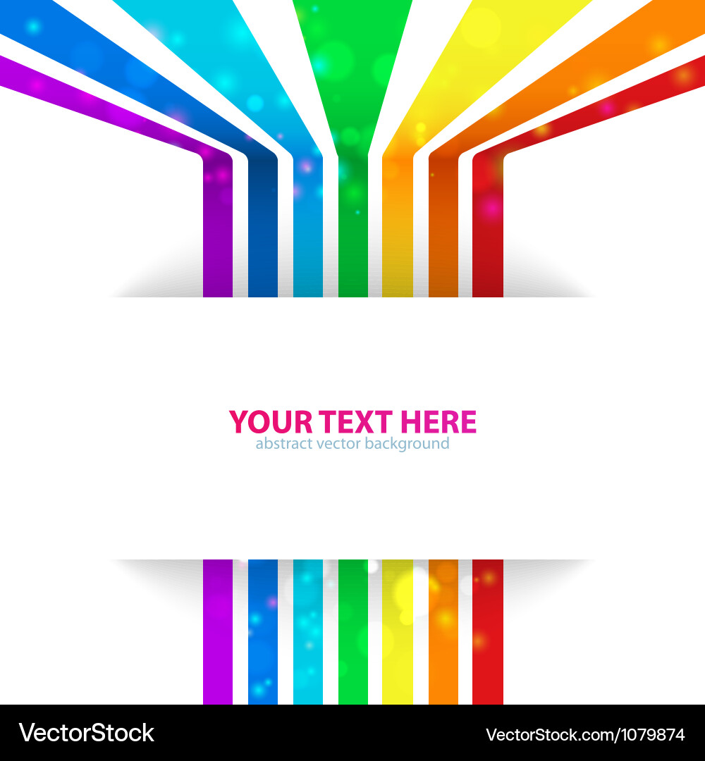 Rainbow lines background Royalty Free Vector Image