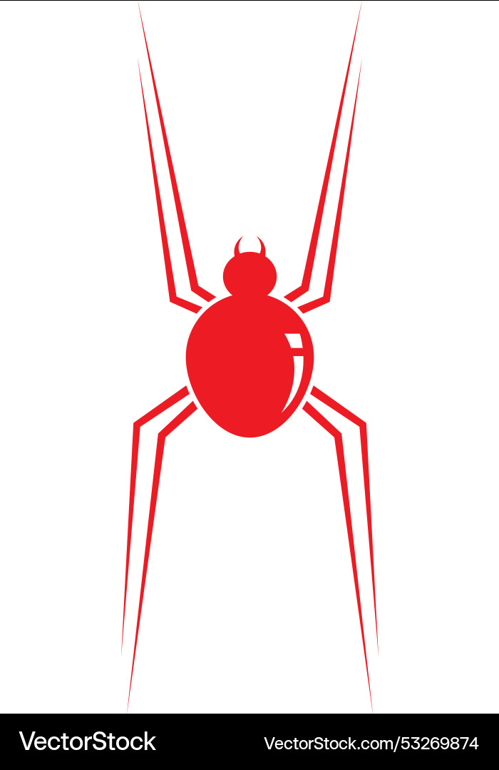 Spider logo Royalty Free Vector Image - VectorStock