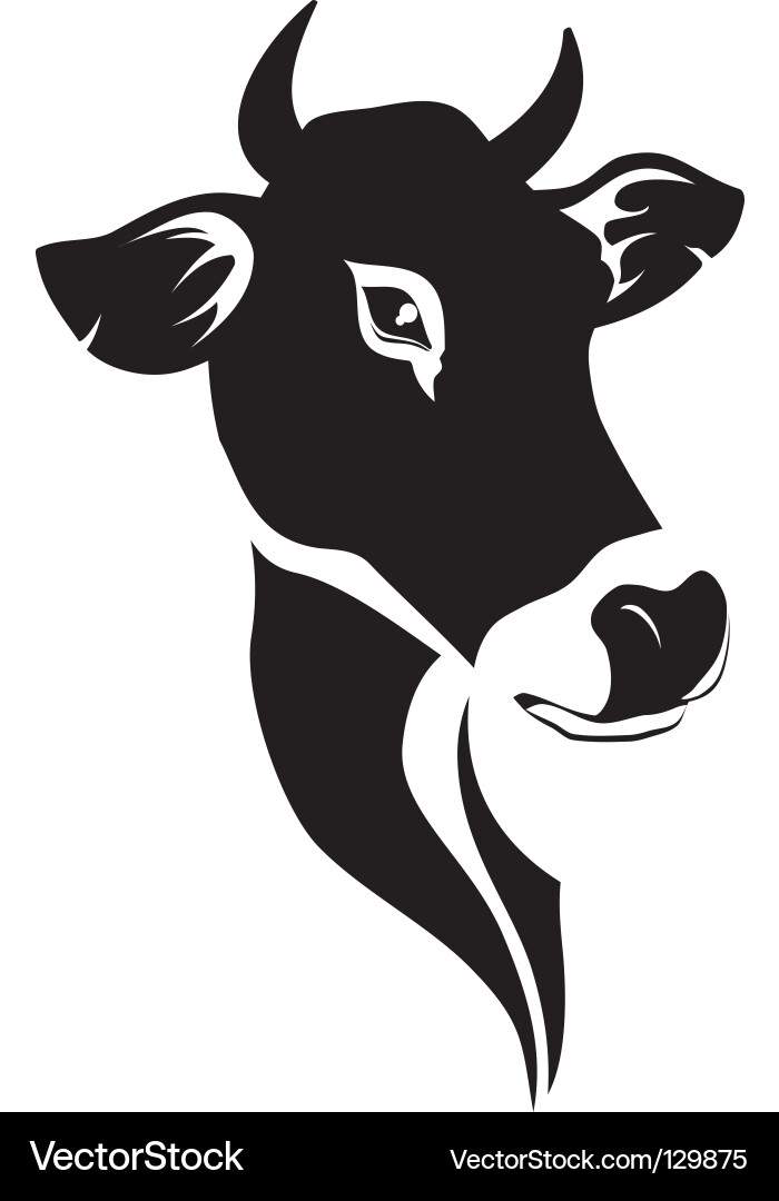 Cow Royalty Free Vector Image - VectorStock