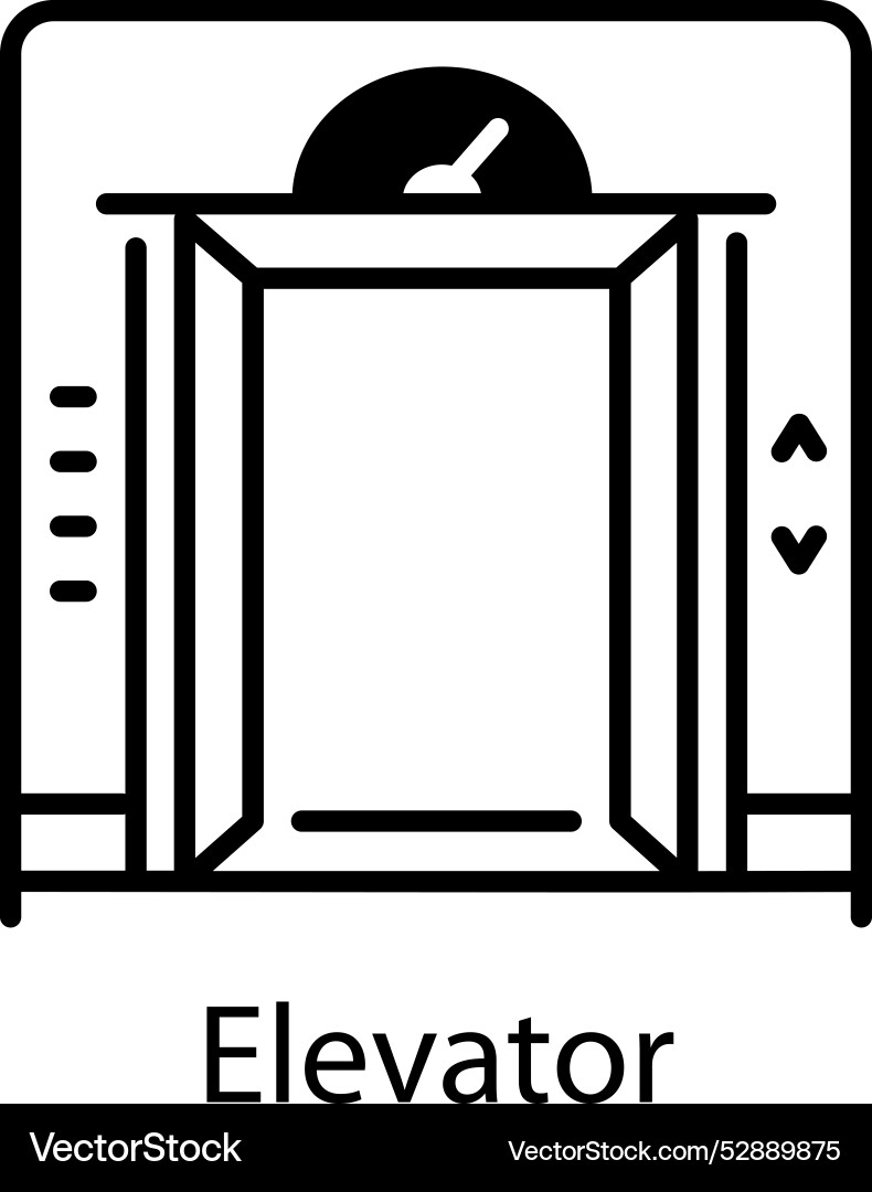 Elevator Royalty Free Vector Image - VectorStock