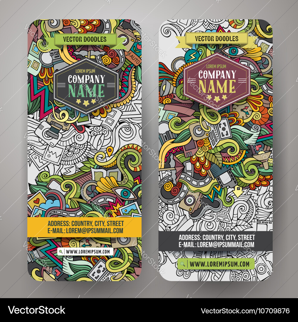 Cartoon hand-drawn doodle on the subject Vector Image