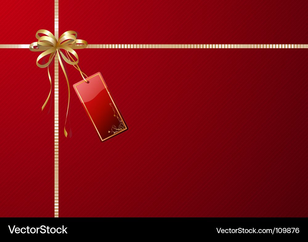 Elegant Gift Wrapping Royalty Free Vector Image
