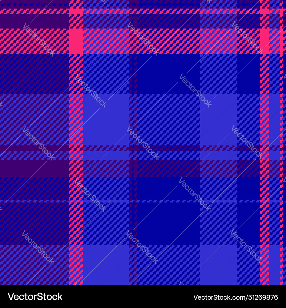 Fabric pattern of background seamless check Vector Image
