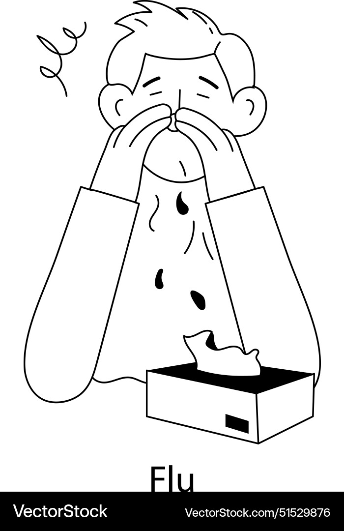 Flu Royalty Free Vector Image - VectorStock