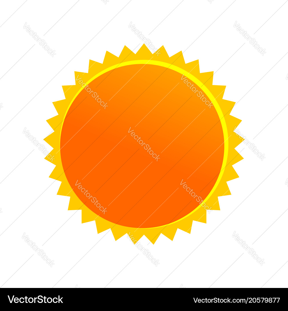 Sun cartoon drawing symbol design Royalty Free Vector Image