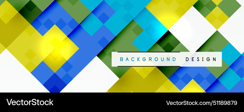 A blue yellow and green background Royalty Free Vector Image