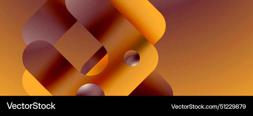 Simple geometric forms - dynamic Royalty Free Vector Image