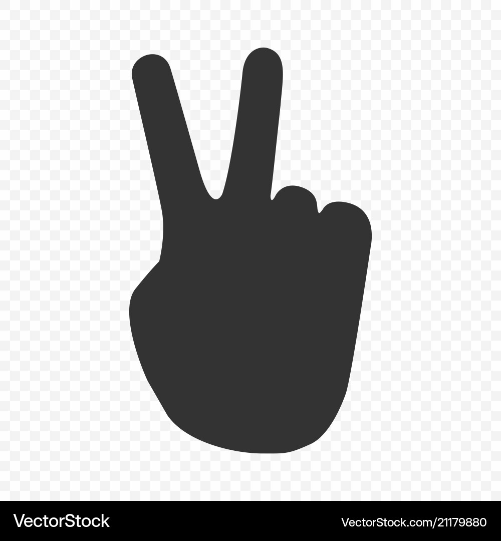 Hand gesture icon Royalty Free Vector Image - VectorStock