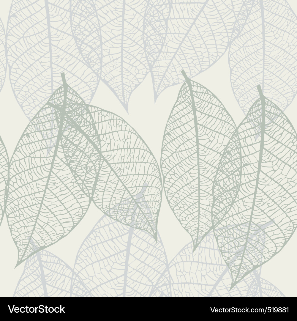 Texture with leaves Royalty Free Vector Image - VectorStock