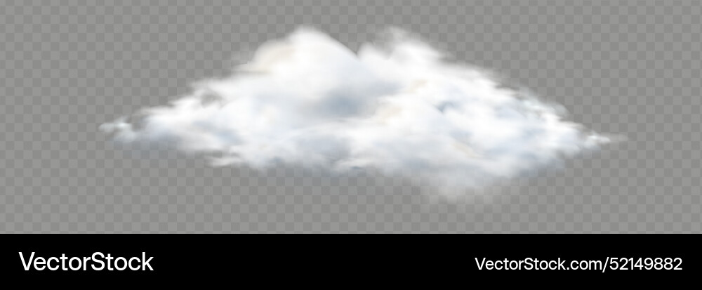 Transparent special effect stands out with fog Vector Image