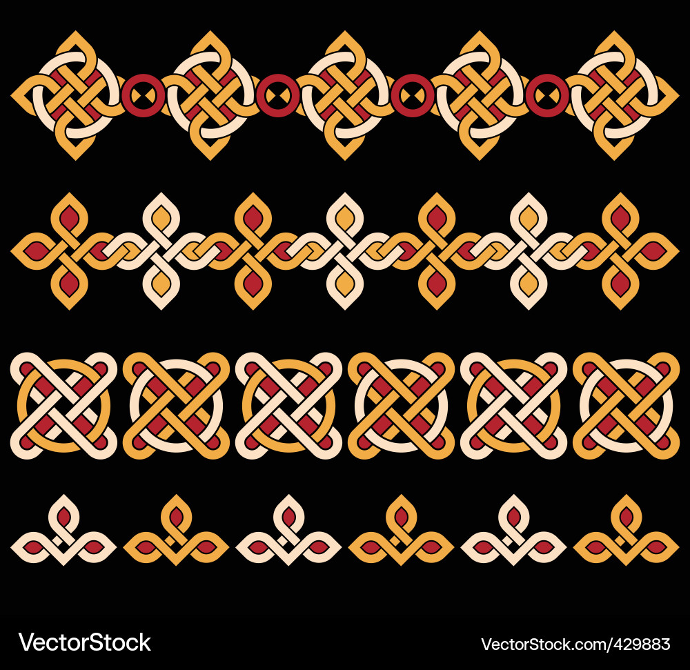Celtic ornaments Royalty Free Vector Image - VectorStock