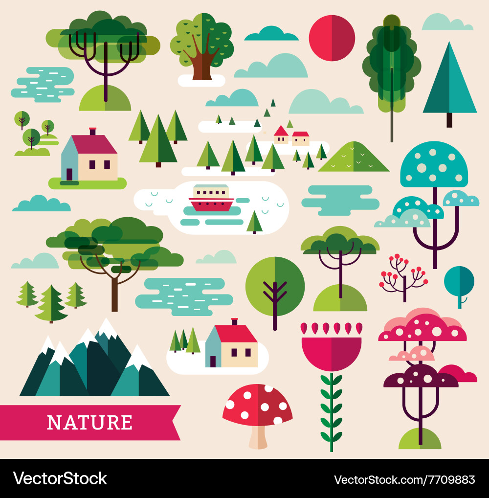 Landscape Royalty Free Vector Image - VectorStock