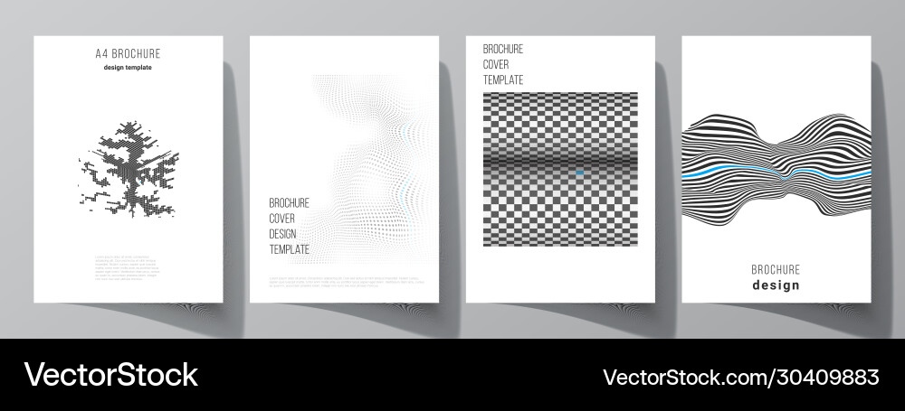 Layout a4 format modern Royalty Free Vector Image