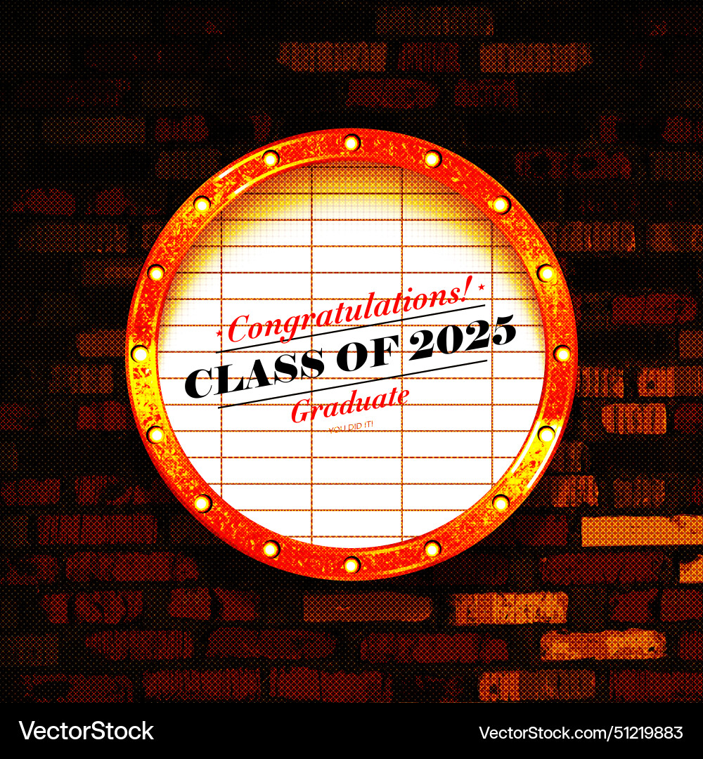 Round frame with glowing shiny light bulbs Vector Image