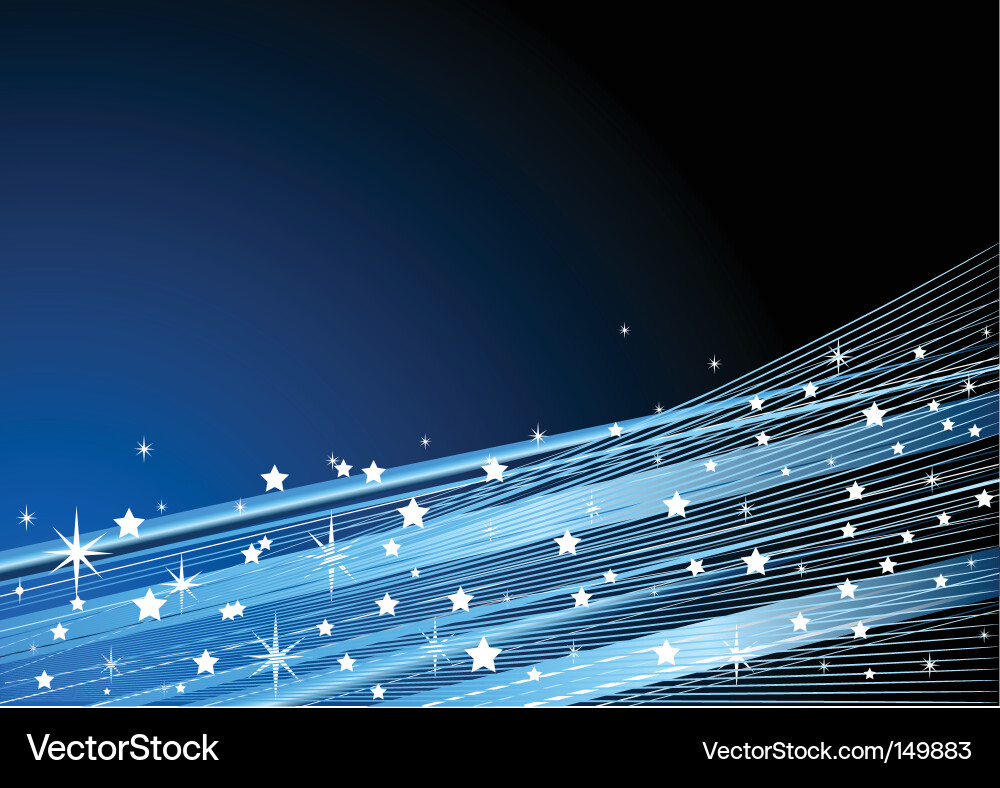 Space blue background Royalty Free Vector Image