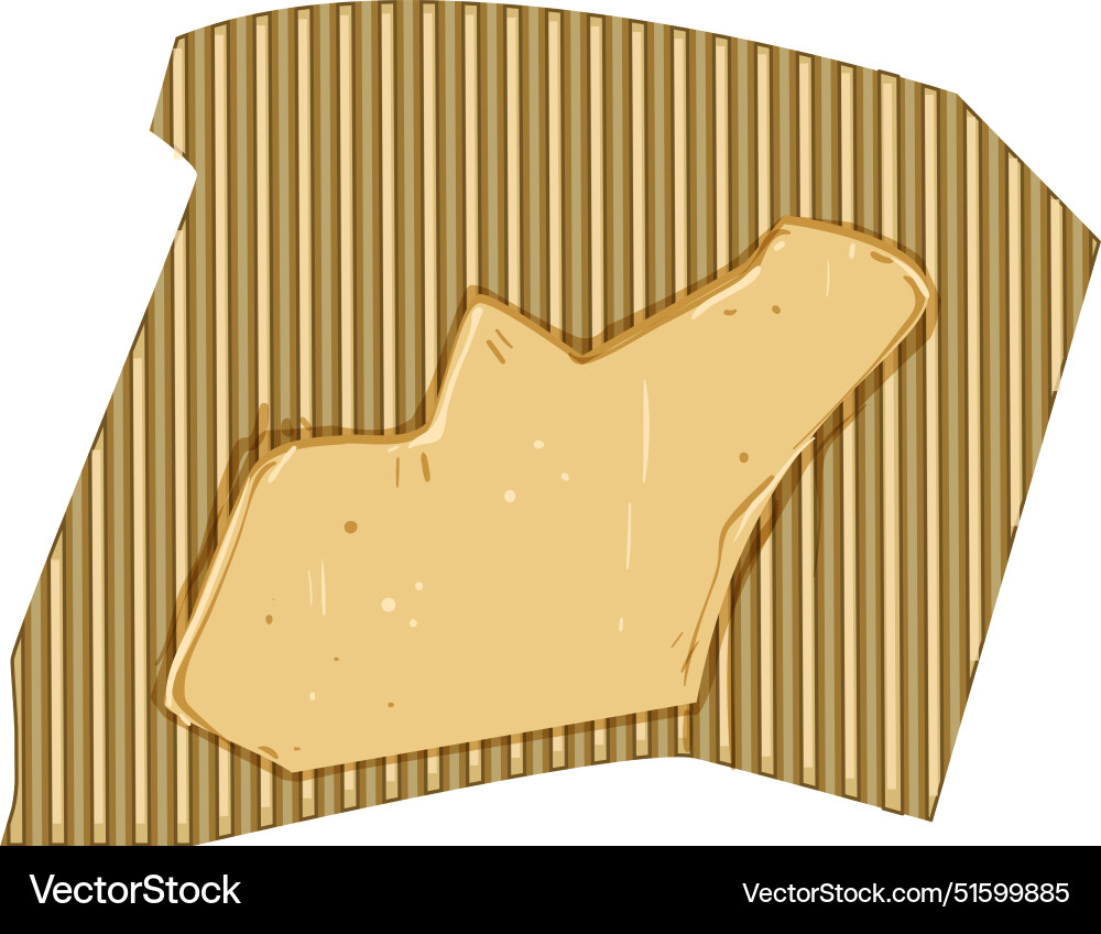 Edge torn cardboard cartoon Royalty Free Vector Image