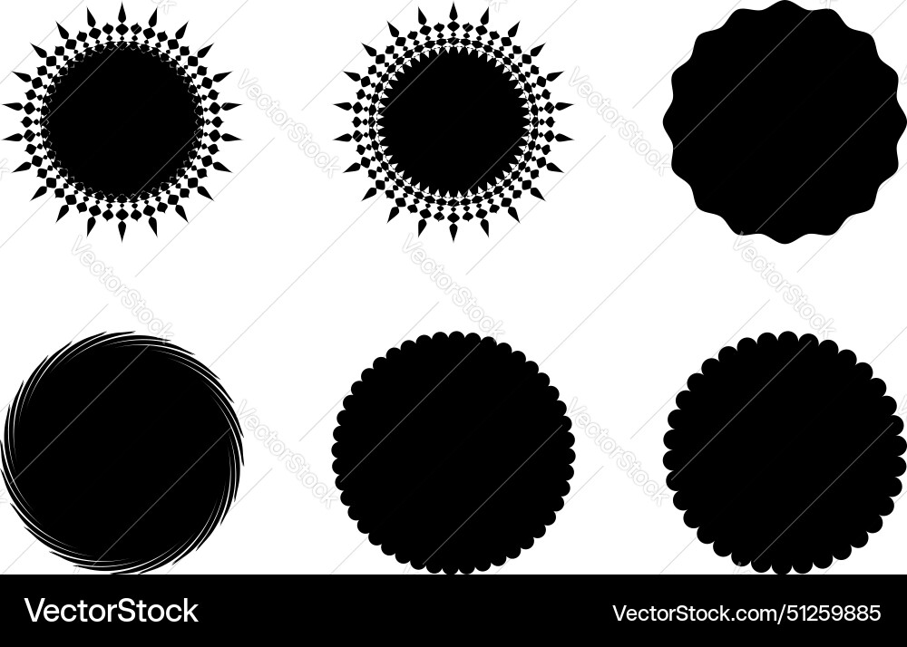 Emblem badge logos shape pictogram symbol visual Vector Image