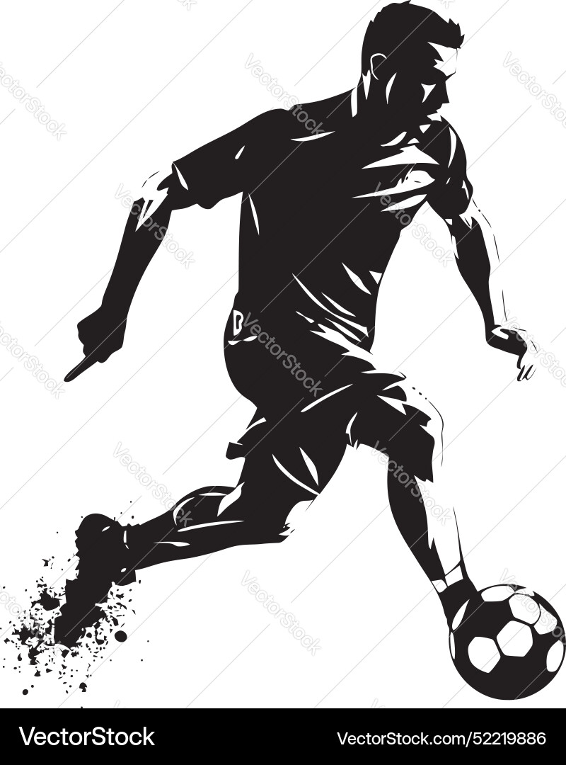 Championcraft soccer player emblematic fieldforce Vector Image