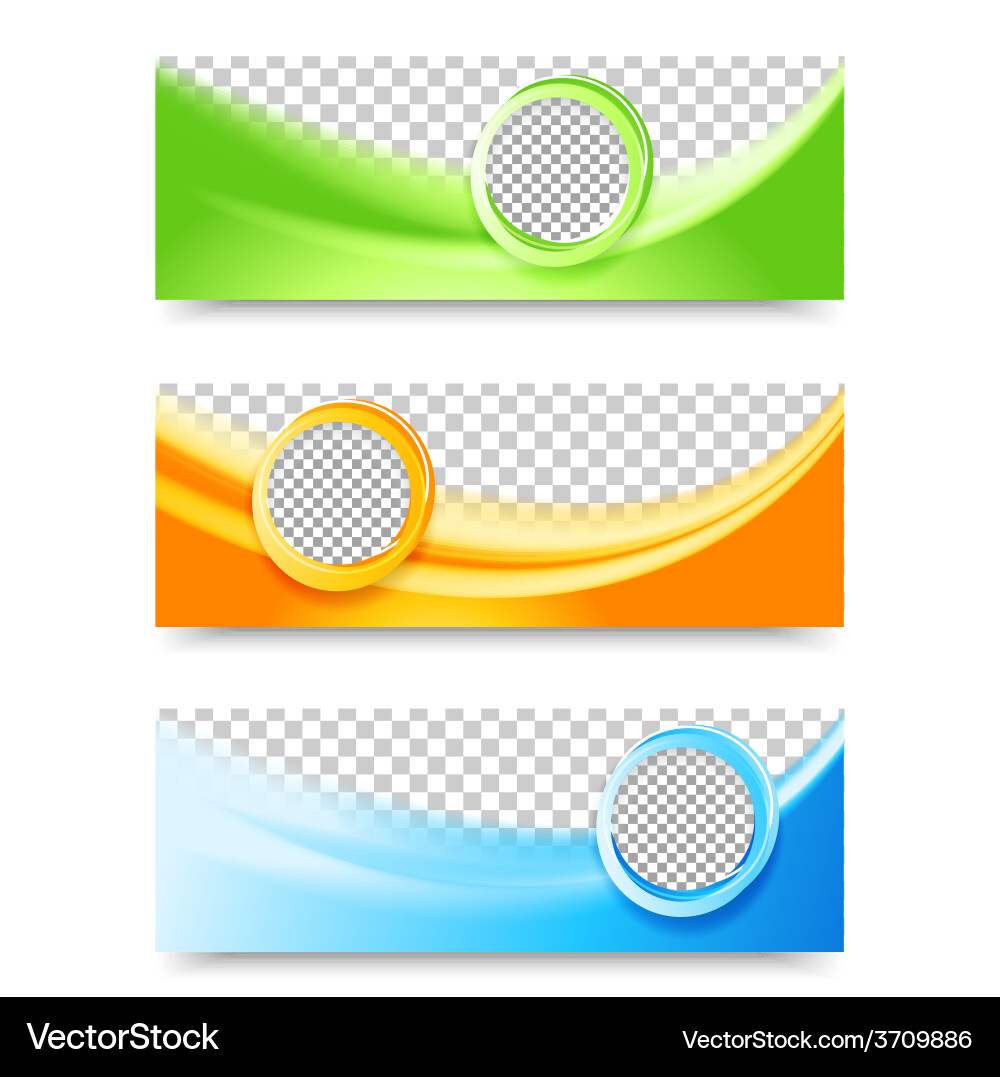 Flyer template header design Royalty Free Vector Image