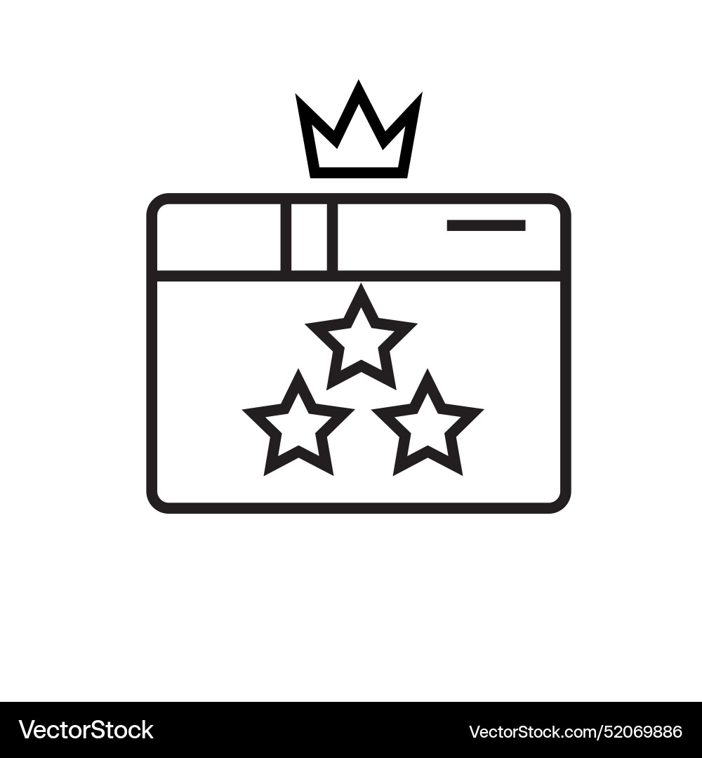 Loyalty program icon ideal for membership and Vector Image