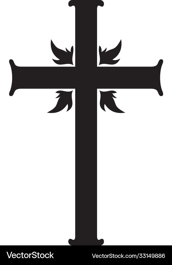 Religious cross Royalty Free Vector Image - VectorStock