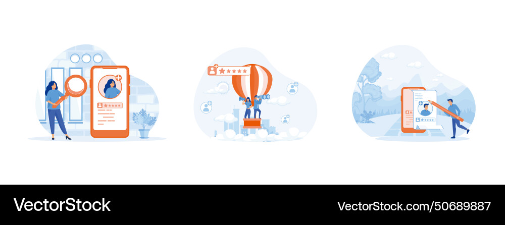 Searching job candidate hiring recruitment Vector Image