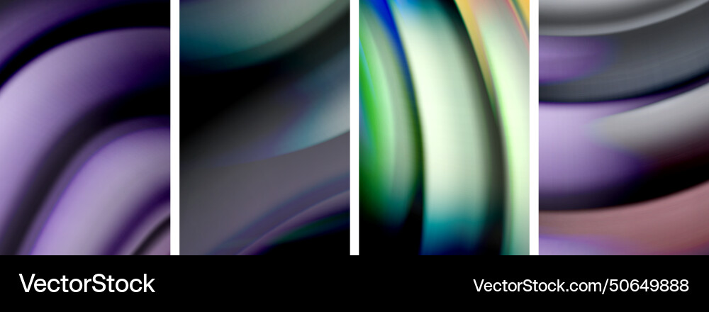 Blurred color line backgrounds Royalty Free Vector Image
