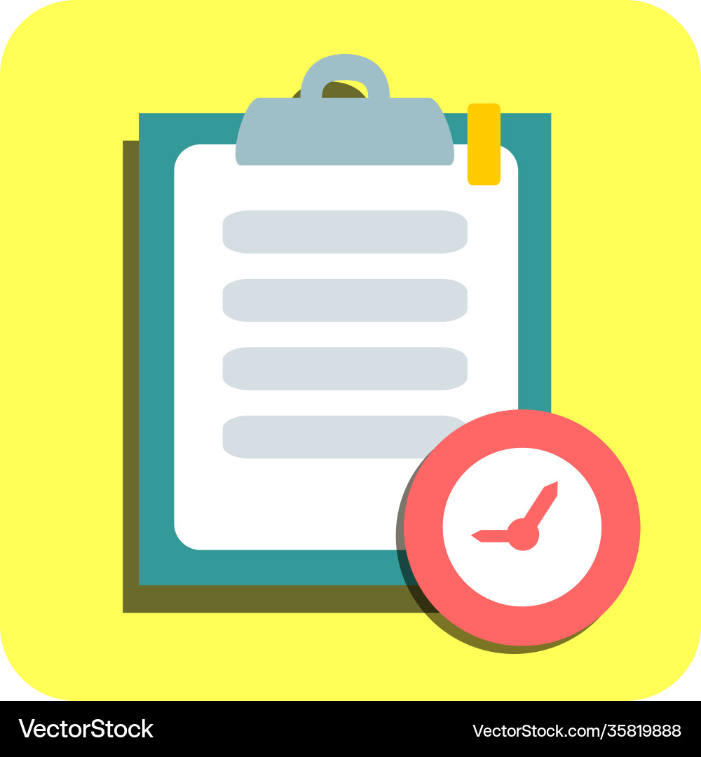 Prüfliste Icon Lizenzfreies Vektorbild - VectorStock