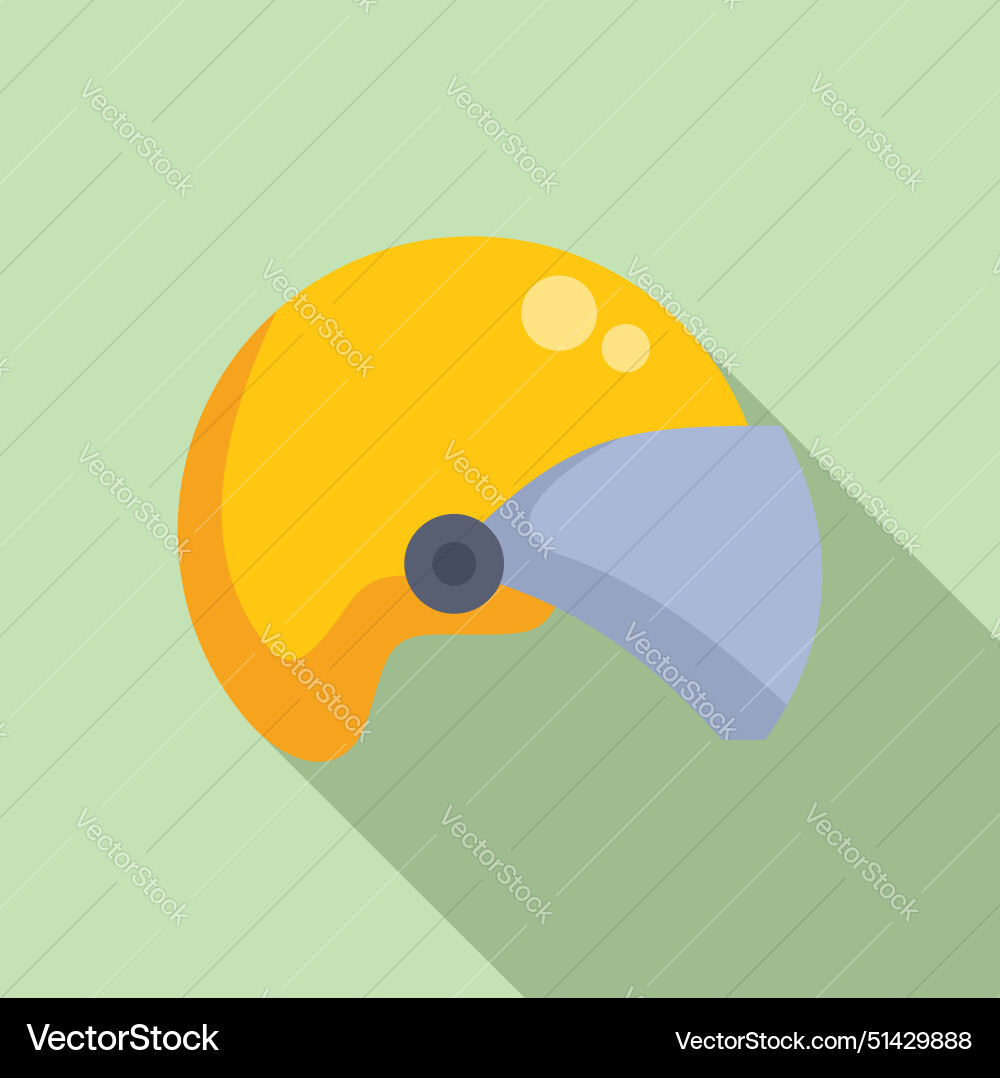 Modern yellow helmet Royalty Free Vector Image