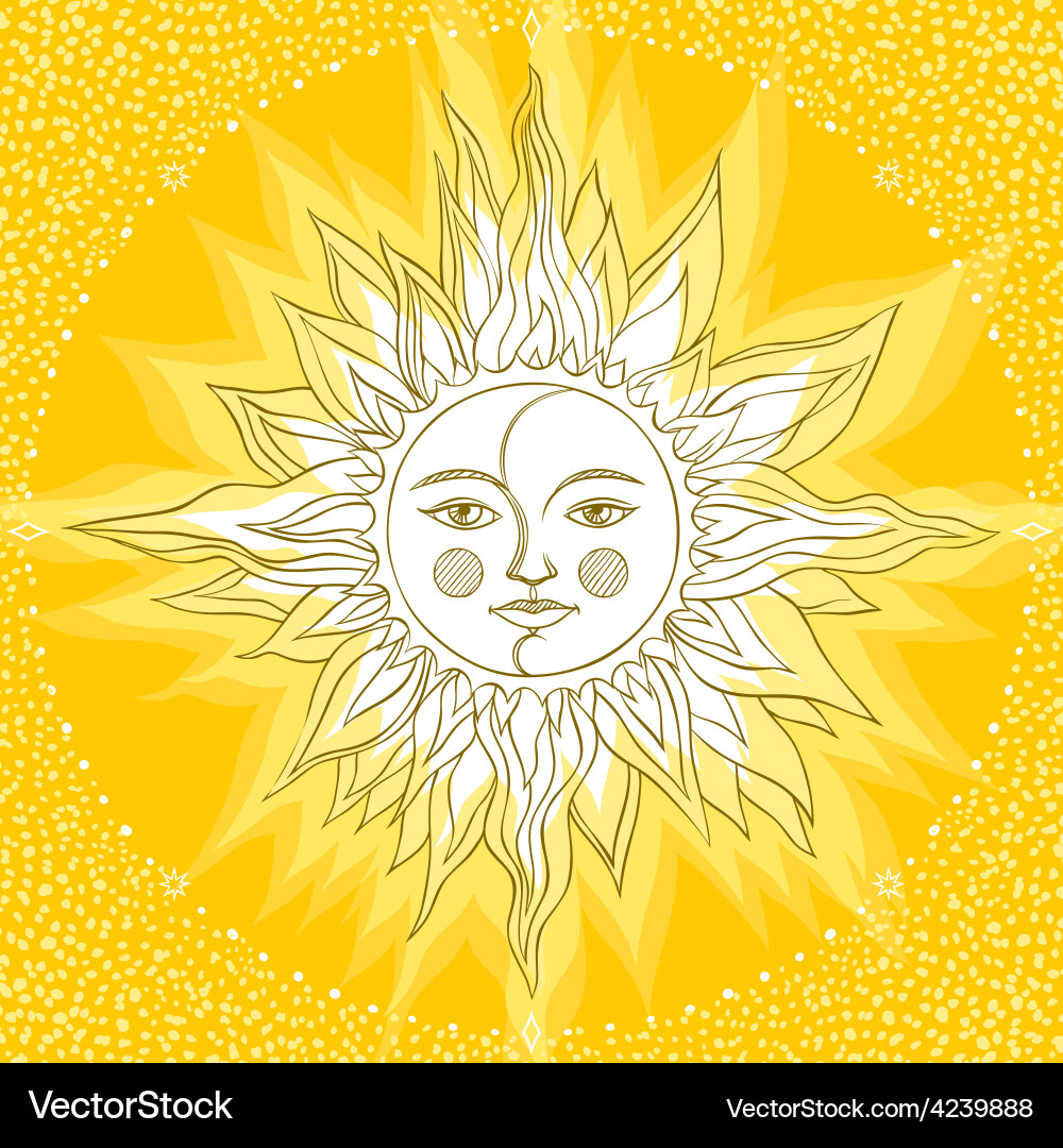 Sun Royalty Free Vector Image - VectorStock