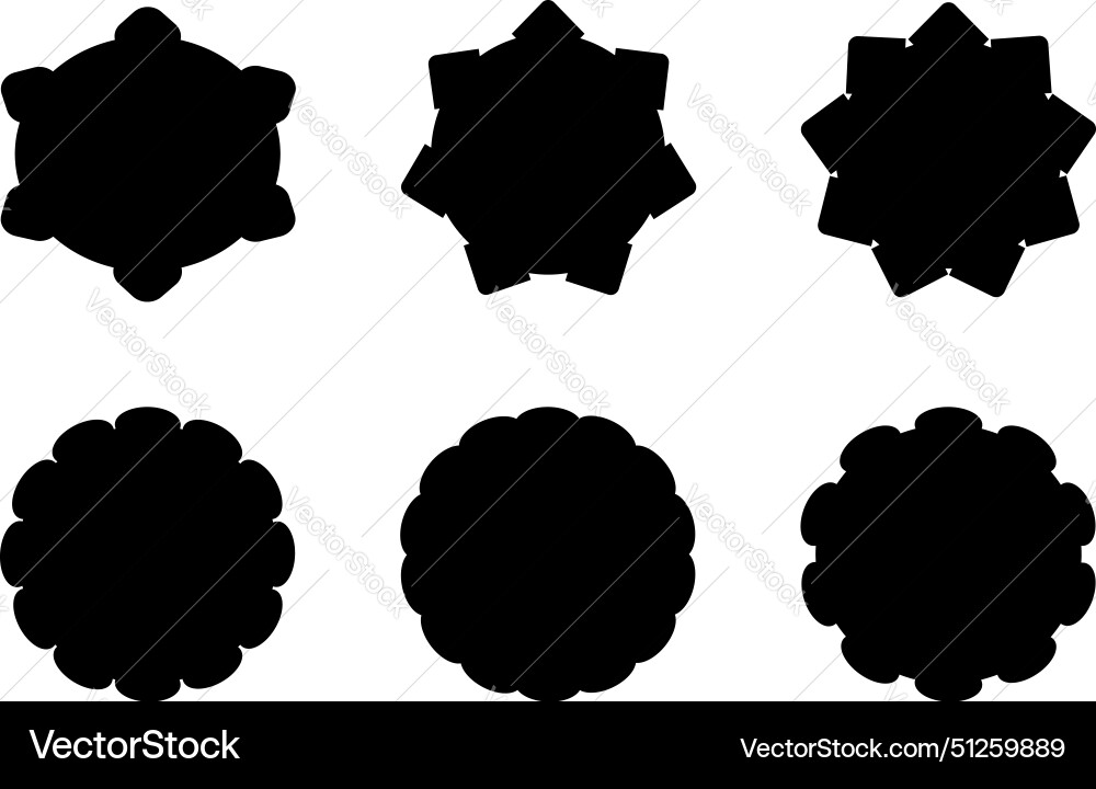 Emblem badge logos shape pictogram symbol visual Vector Image