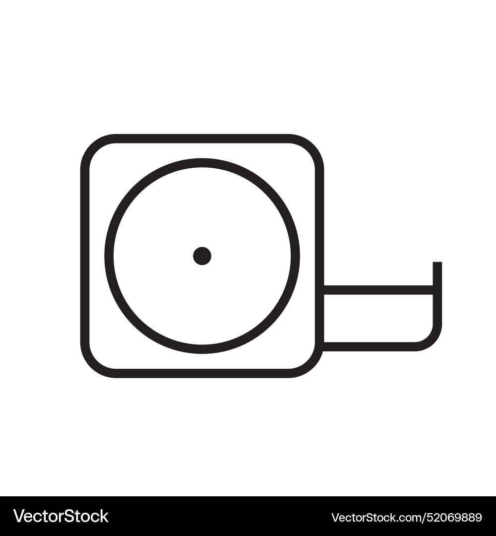 Measure tape icon ideal for construction and diy Vector Image