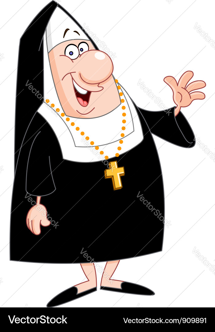 Nun Royalty Free Vector Image - VectorStock