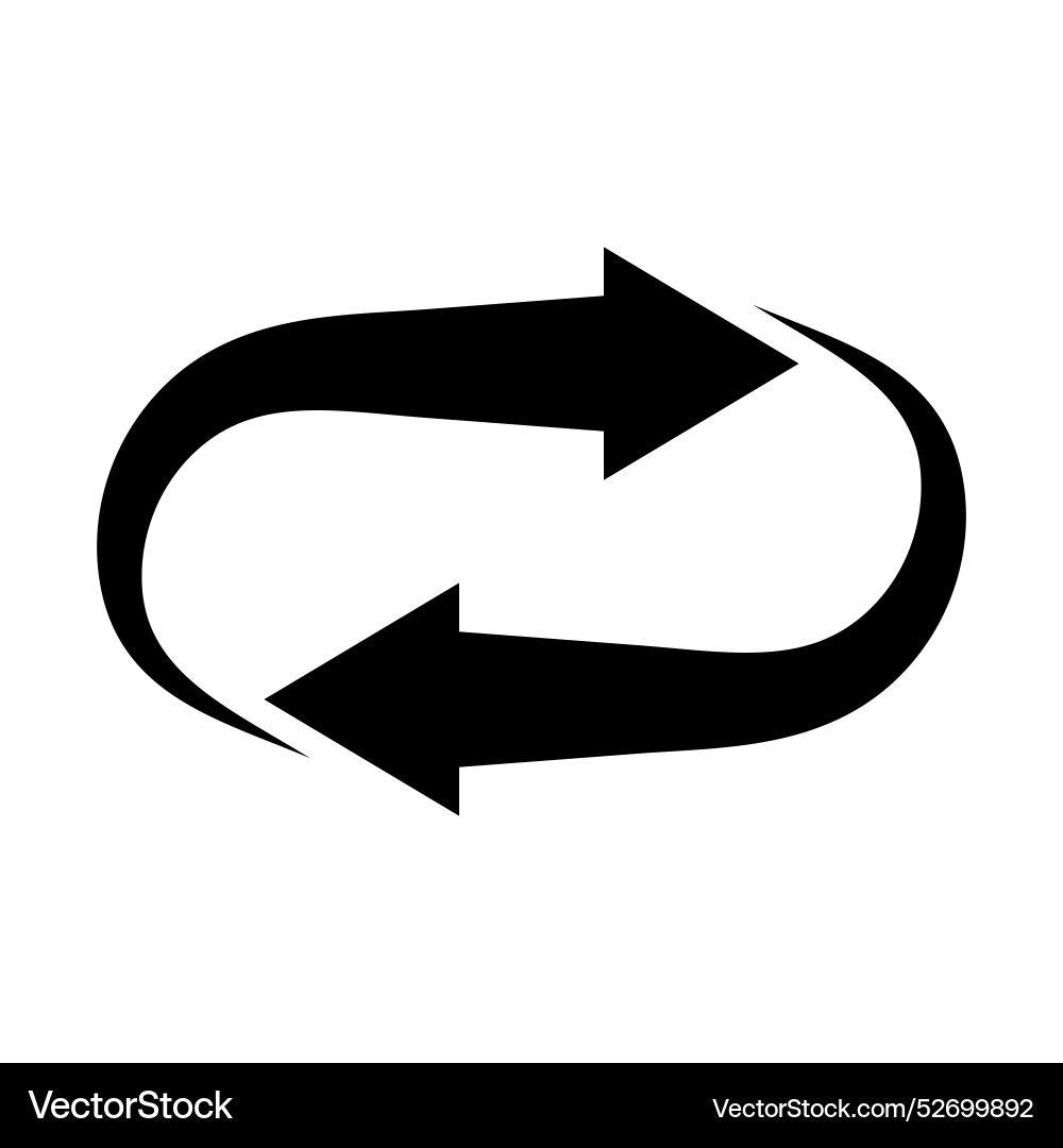 Arrow transfer icon Royalty Free Vector Image - VectorStock