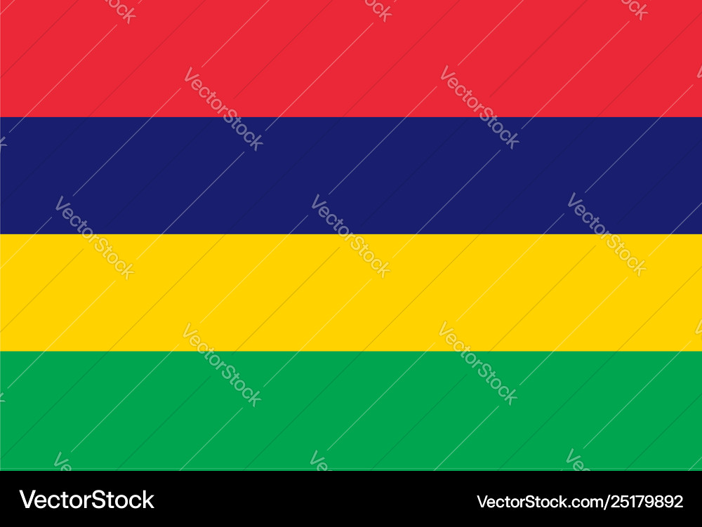 Flag rectangular shape Royalty Free Vector Image
