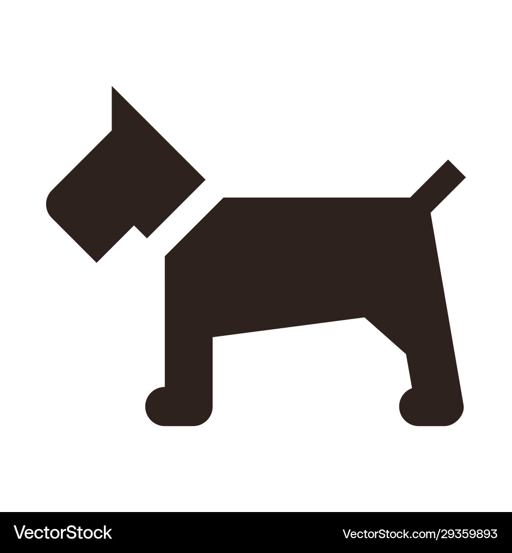 Dog Icon Outline Royalty Free Vector Image - VectorStock