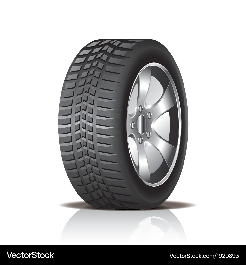 Object tire side Royalty Free Vector Image - VectorStock