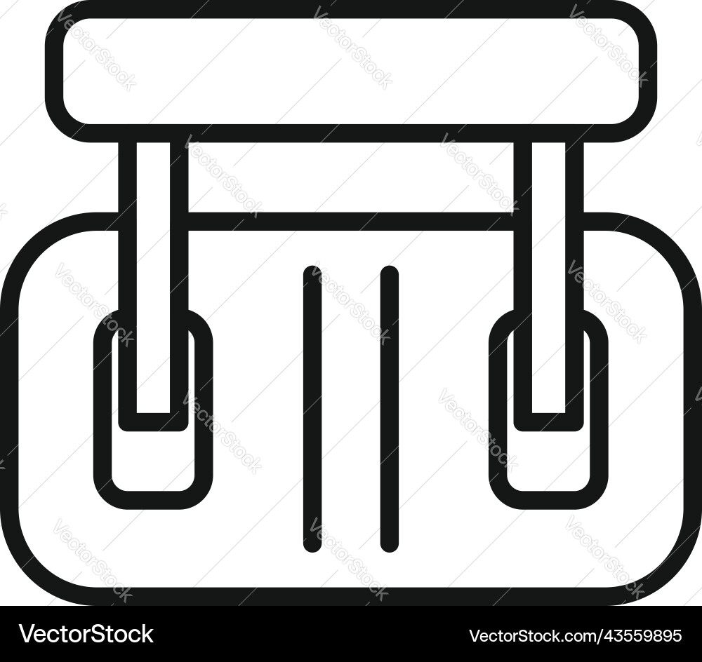 Electrical breaker icon outline safety Royalty Free Vector