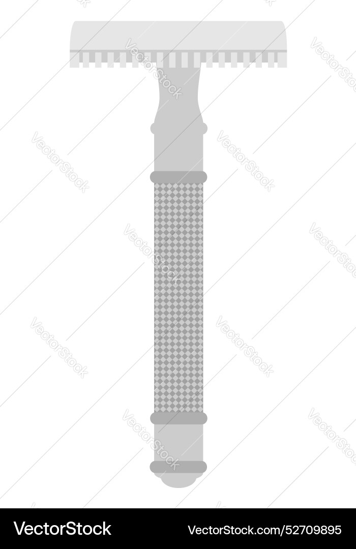 Razor for shaving flat style Royalty Free Vector Image