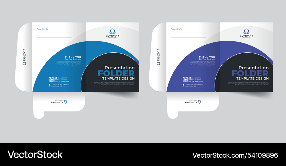 Cover or file folder design real estate case Vector Image