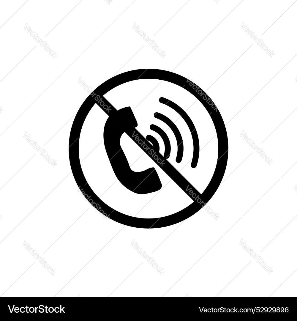 No call sign Royalty Free Vector Image - VectorStock