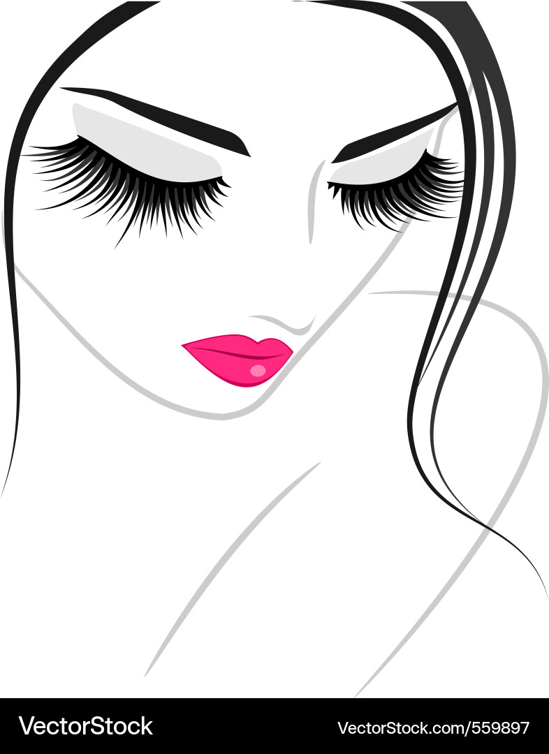 Glamorous Makeup Icon Royalty Free Vector Image