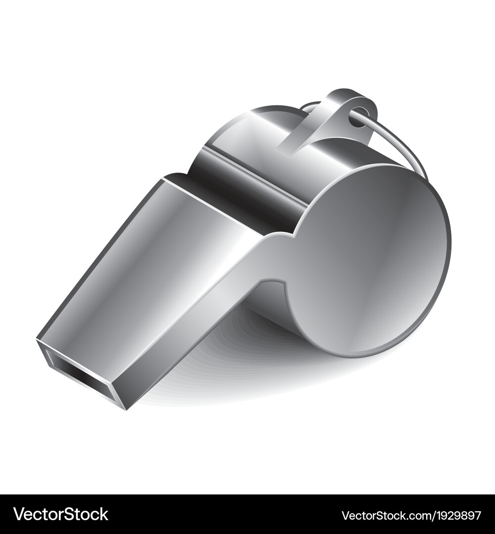 Object whistle Royalty Free Vector Image - VectorStock