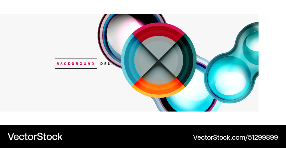 Circle pattern background abstract backgrounds Vector Image