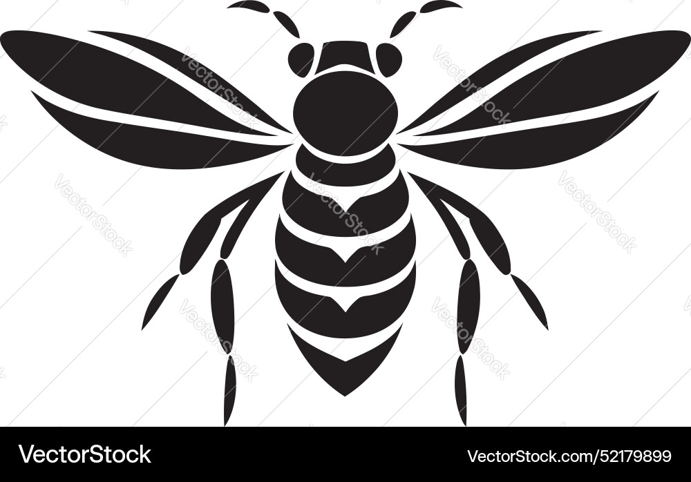 Crafted ferocity hornet mascot icon unveiled Vector Image