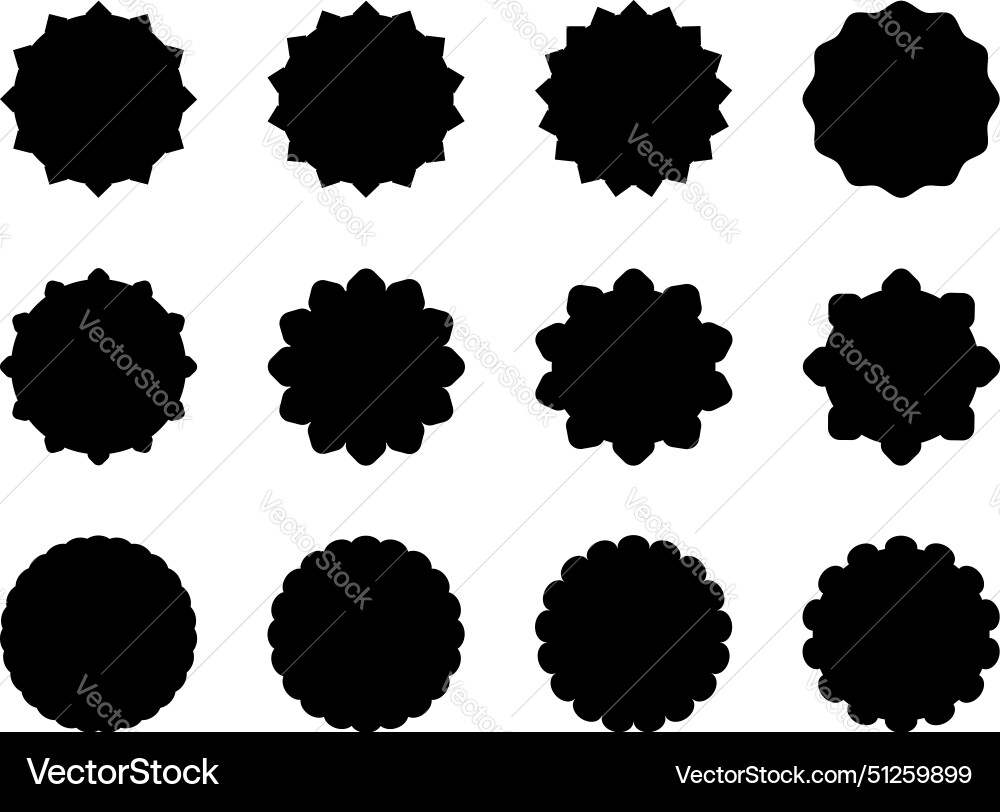 Emblem badge logos shape pictogram symbol visual Vector Image