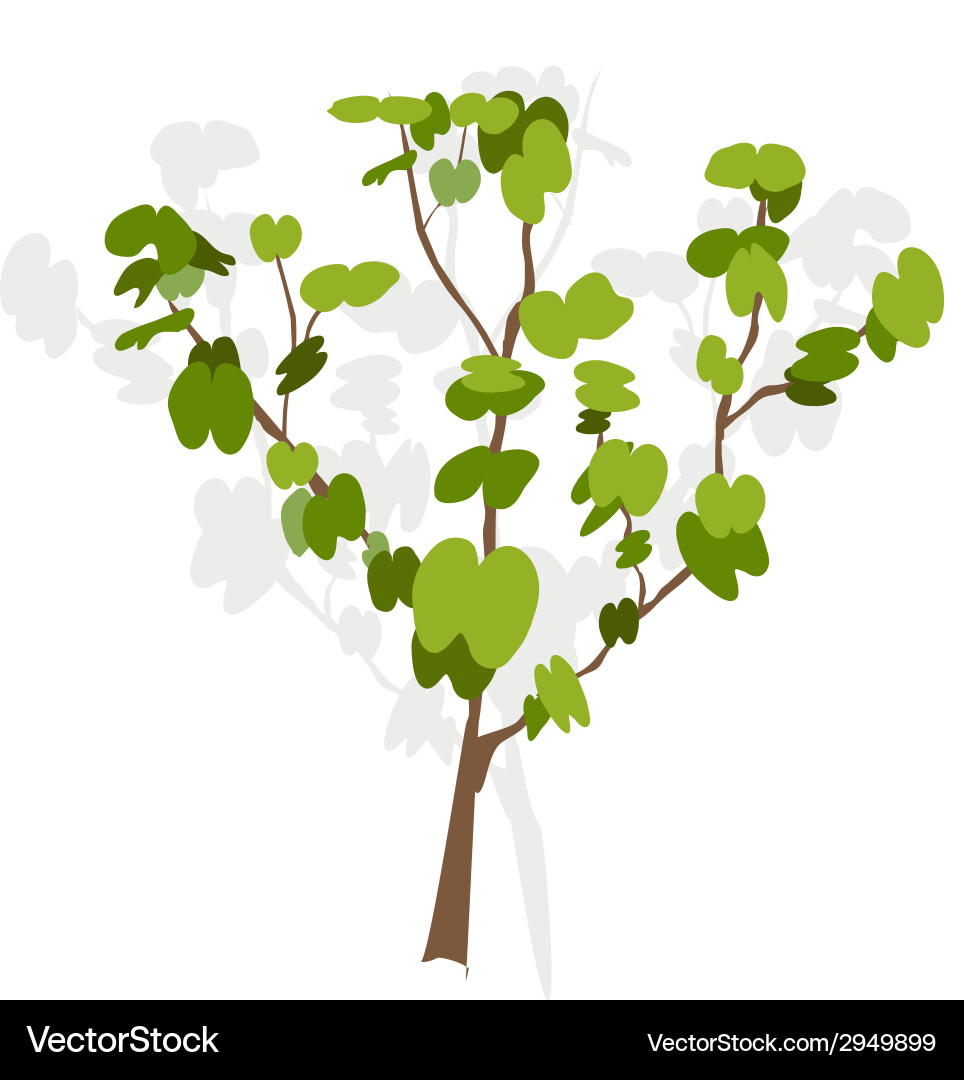 Green plants Royalty Free Vector Image - VectorStock