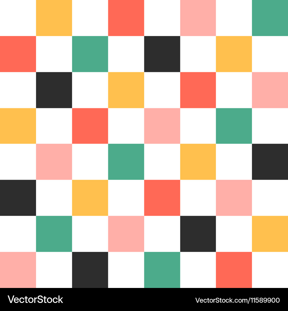 Colorful chess board background Royalty Free Vector Image