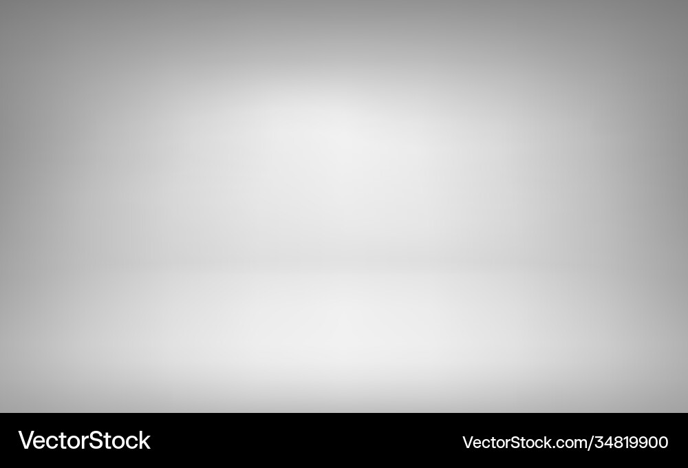 White studio background with spotlight gradient Vector Image